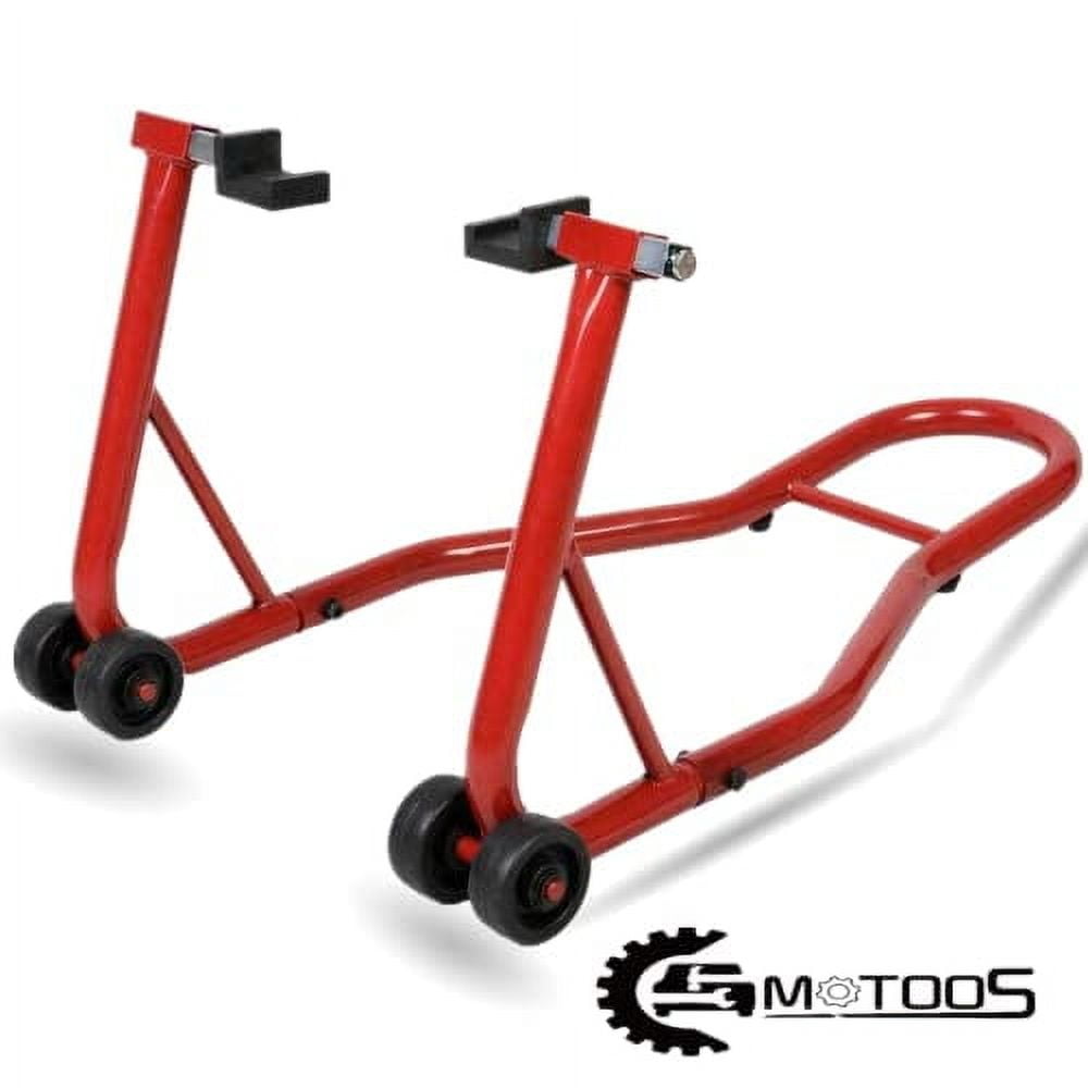Motorcycle LIft Bike Rear Wheel Lift Fork Spool Swingarm Stands Paddock ...