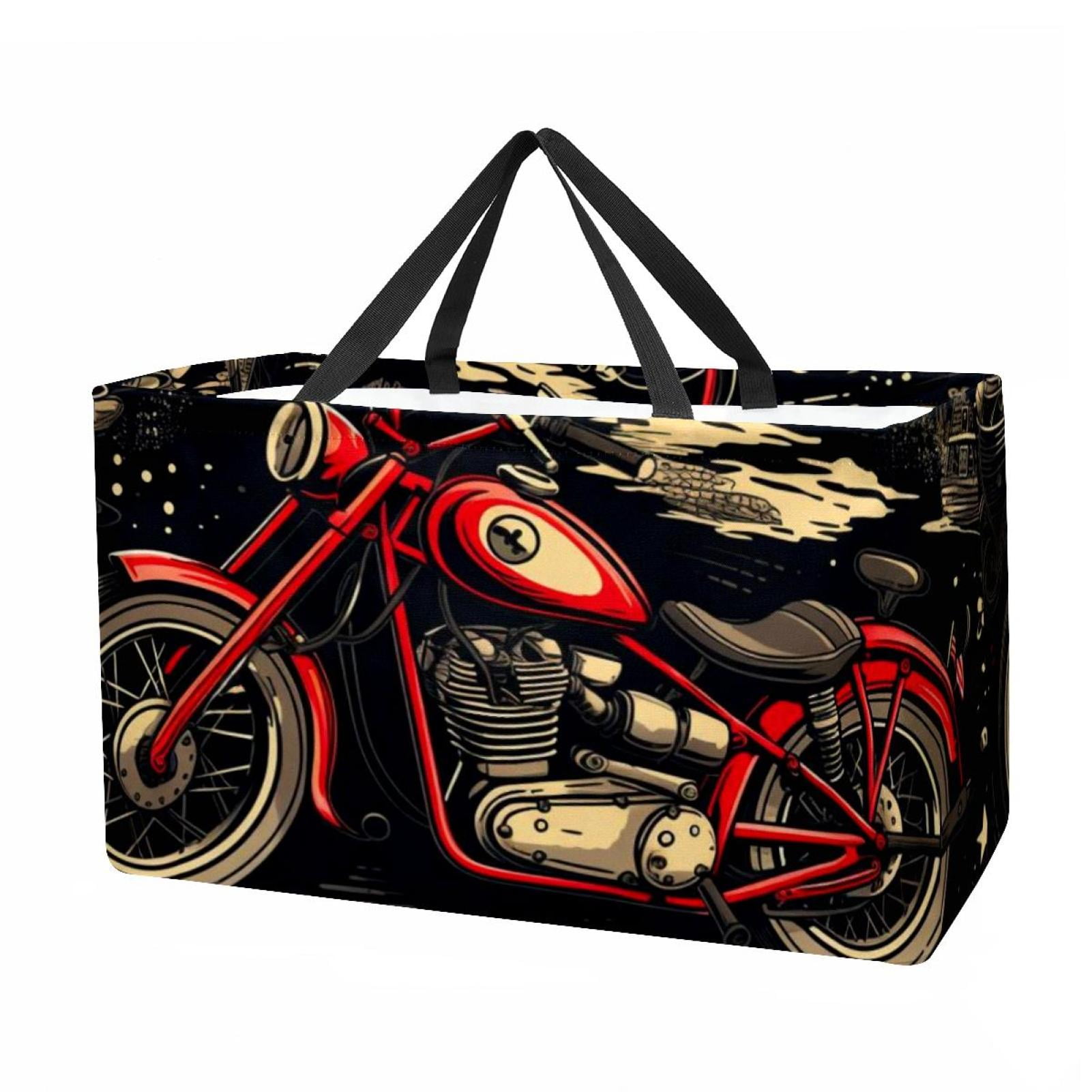 Motorcycle Large Capacity Reusable Foldable Oxford Cloth Storage Bin ...