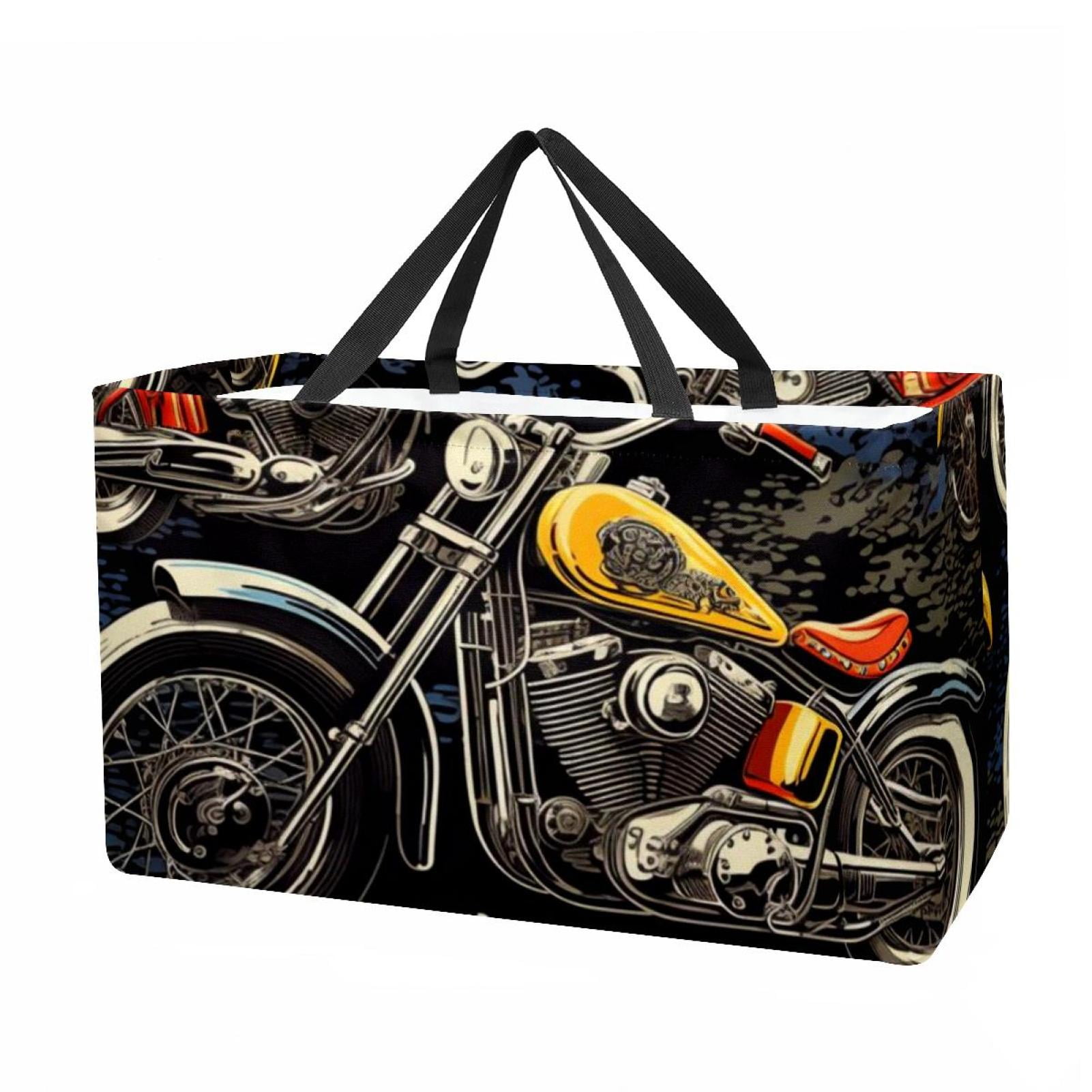 Motorcycle Large Foldable Oxford Cloth Storage Bin Cube Organizer with ...