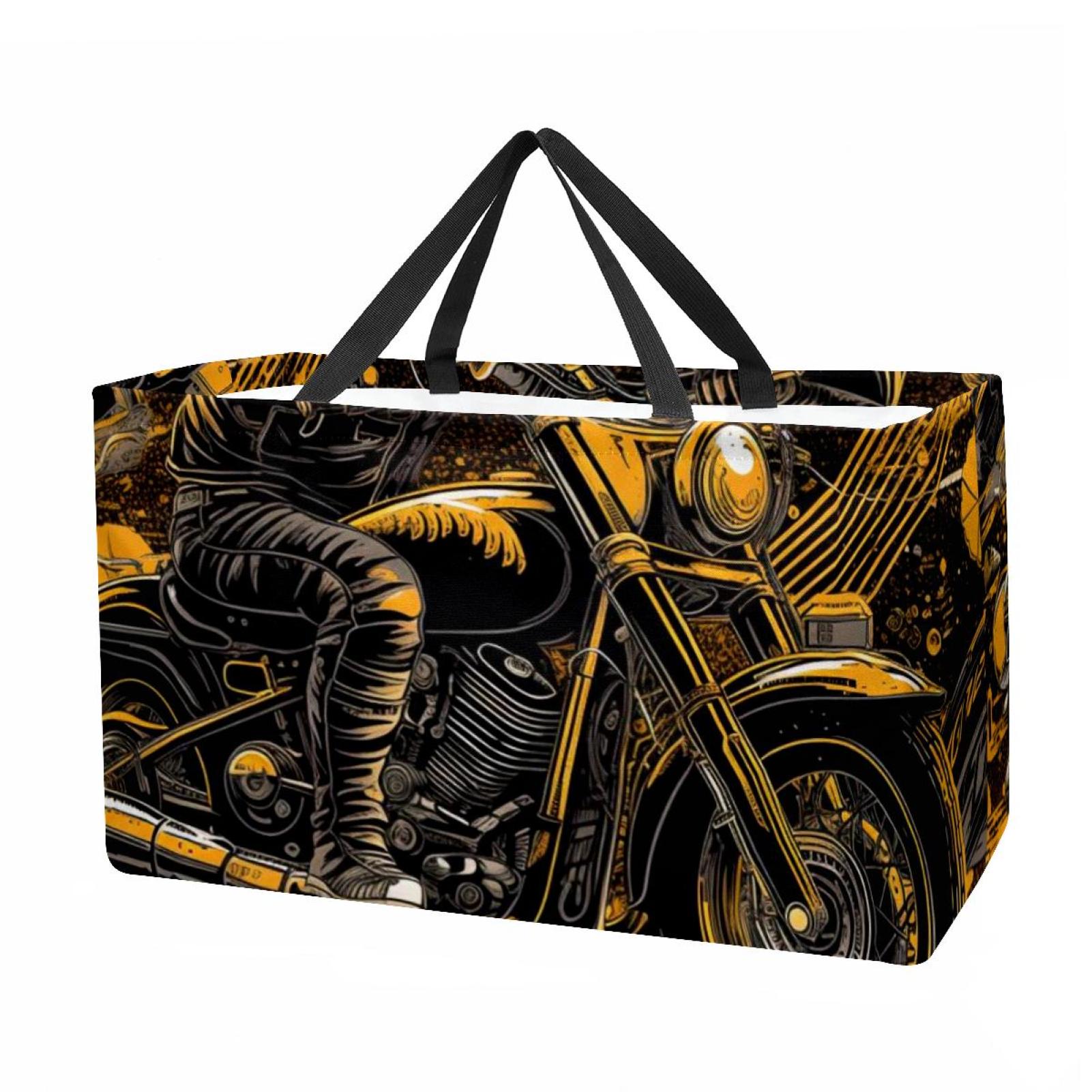 Motorcycle Large Foldable Oxford Cloth Tote Bag Cube Organizer ...