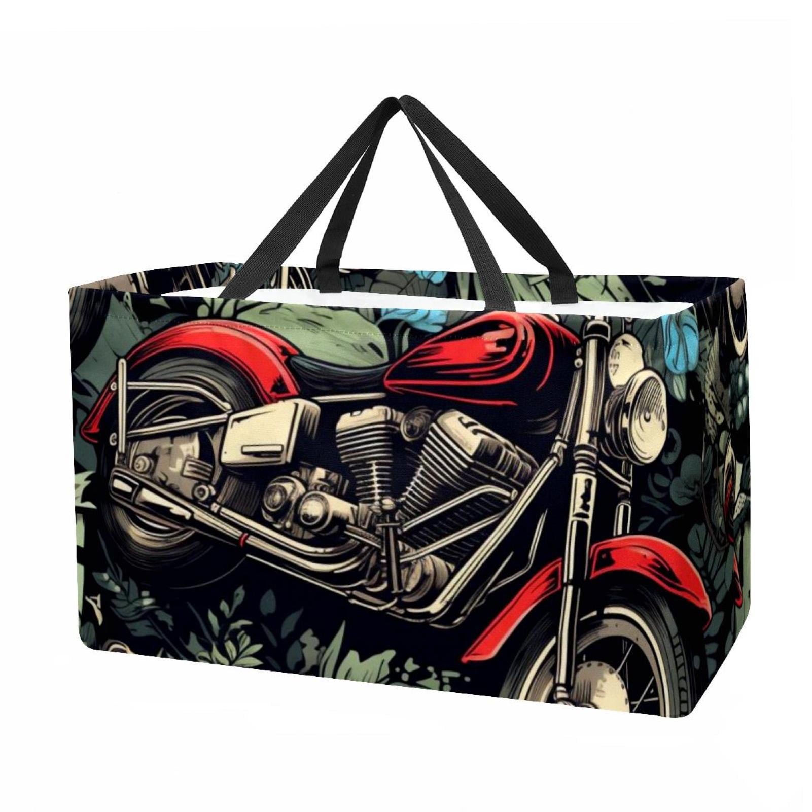 Motorcycle Large Toy, Picnic, and Storage Basket - Foldable Oxford ...