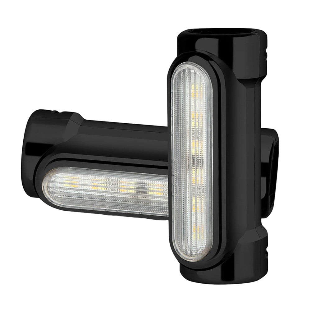 Motorcycle LED Driving Light White DRL & Amber Turn Signals Crash Bar ...