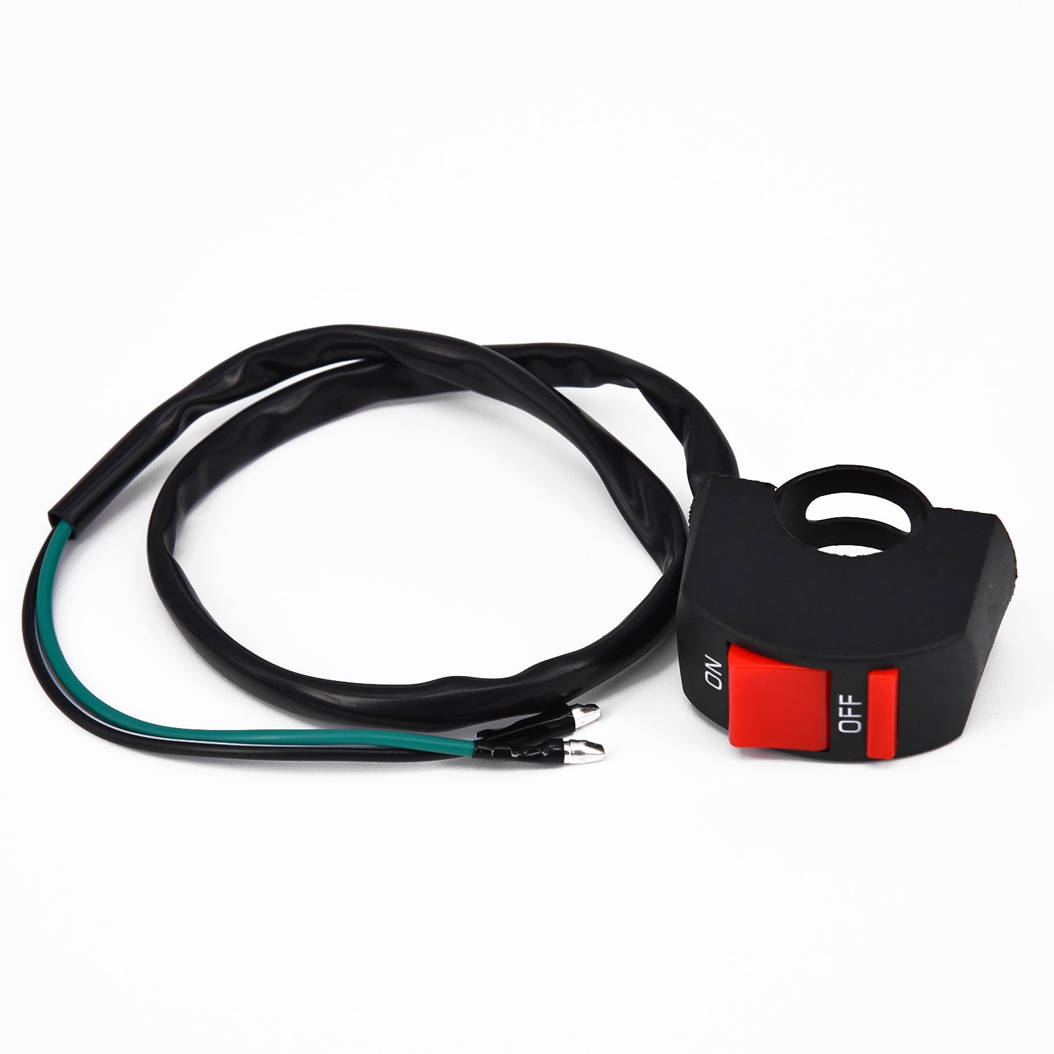 Motorcycle LED Light Switch 22mm Handlebar Mount Switch with ON/OFF ...