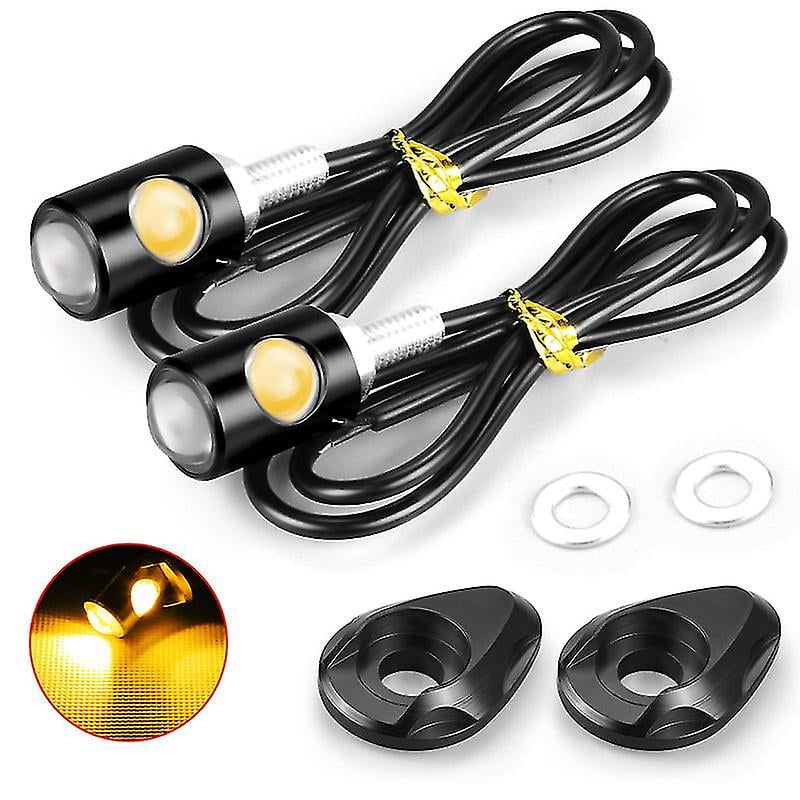 Motorcycle Led Mini Turn Signal Cnc Eagle Eye Shape Turn Indicators ...