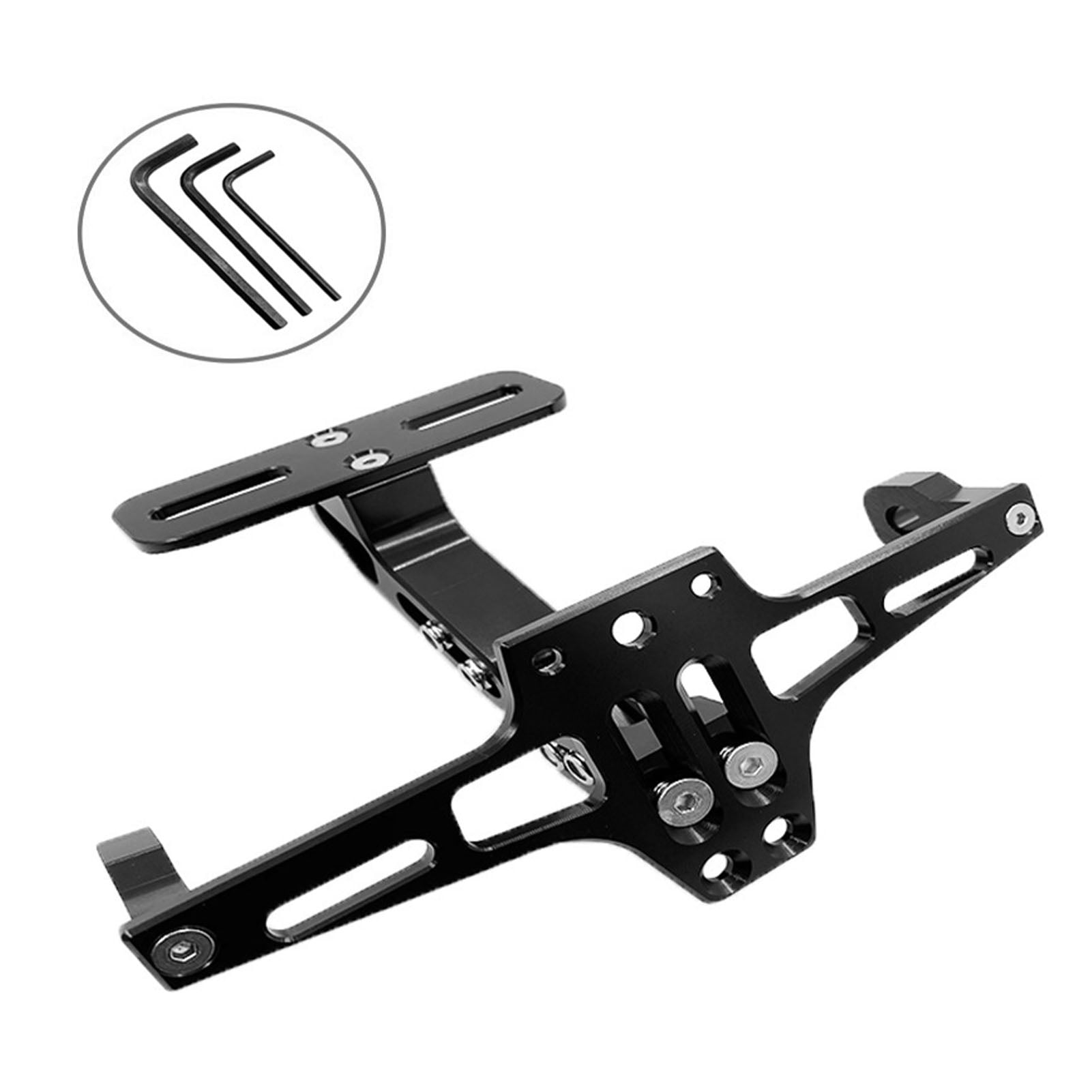 Motorcycle License Plate Bracket Adjustable Universal License Plate ...