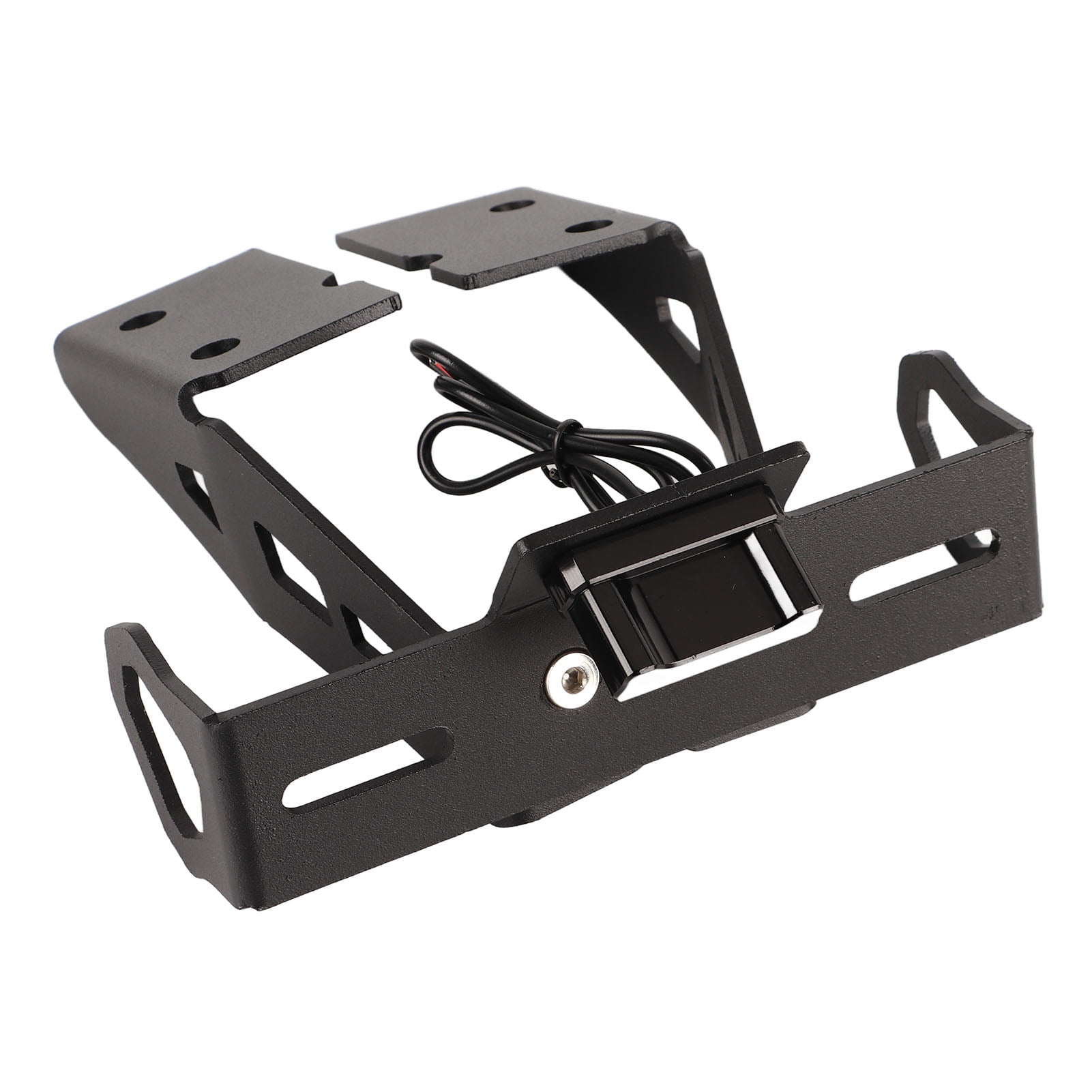 Motorcycle License Plate Bracket with 3 LED Lights for Gixxer 150 250 ...