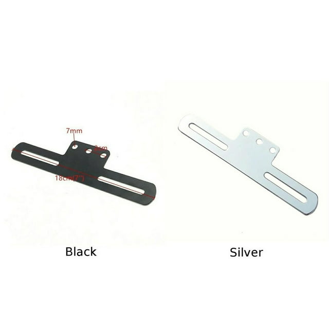 Motorcycle License Plate Holder Tail Rear Light Bracket Mount License ...