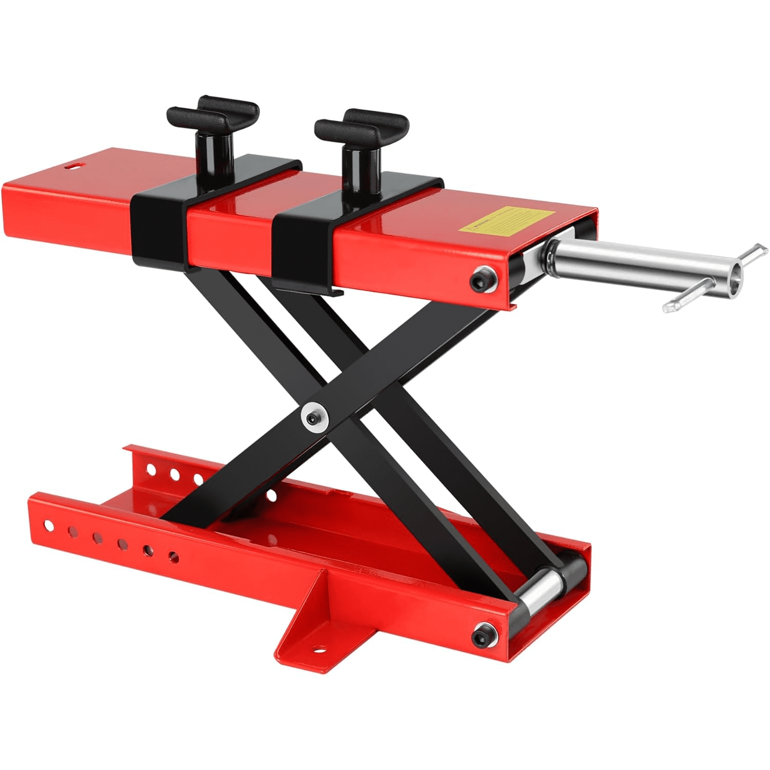 Motorcycle Lift,1100 LBS Heavy Duty Scissor Lift with Manual Crank ...