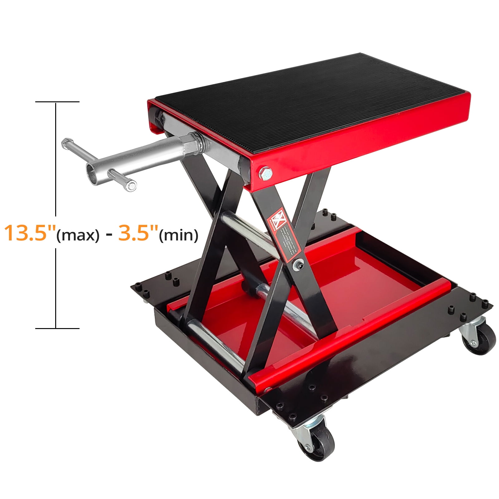 Motorcycle Lift, 1100 LBS Motorcycle Lift ATV Scissor Lift Jack with ...