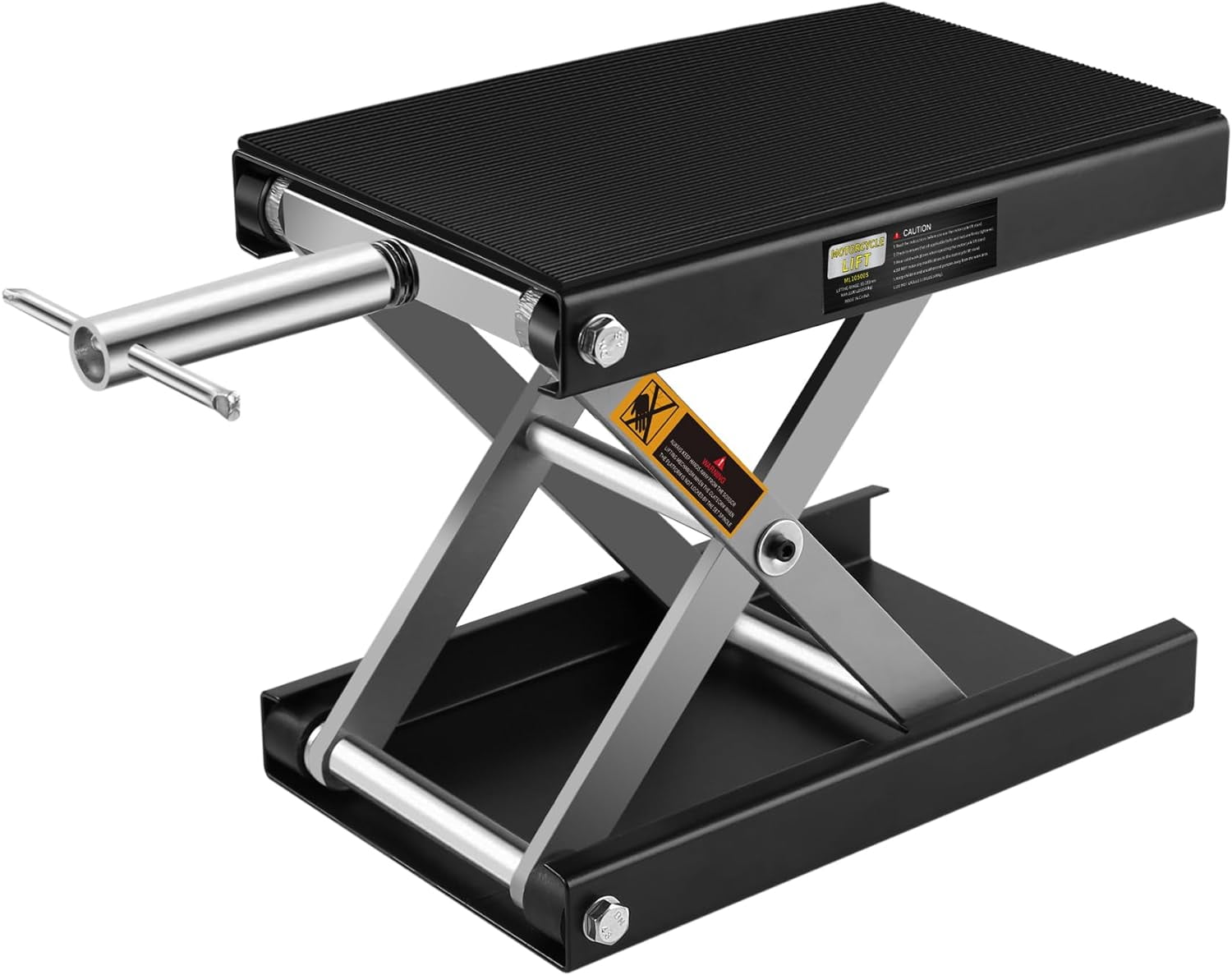 Motorcycle Lift - 1100 LBS Motorcycle Scissor Lift Jack with Wide Deck ...