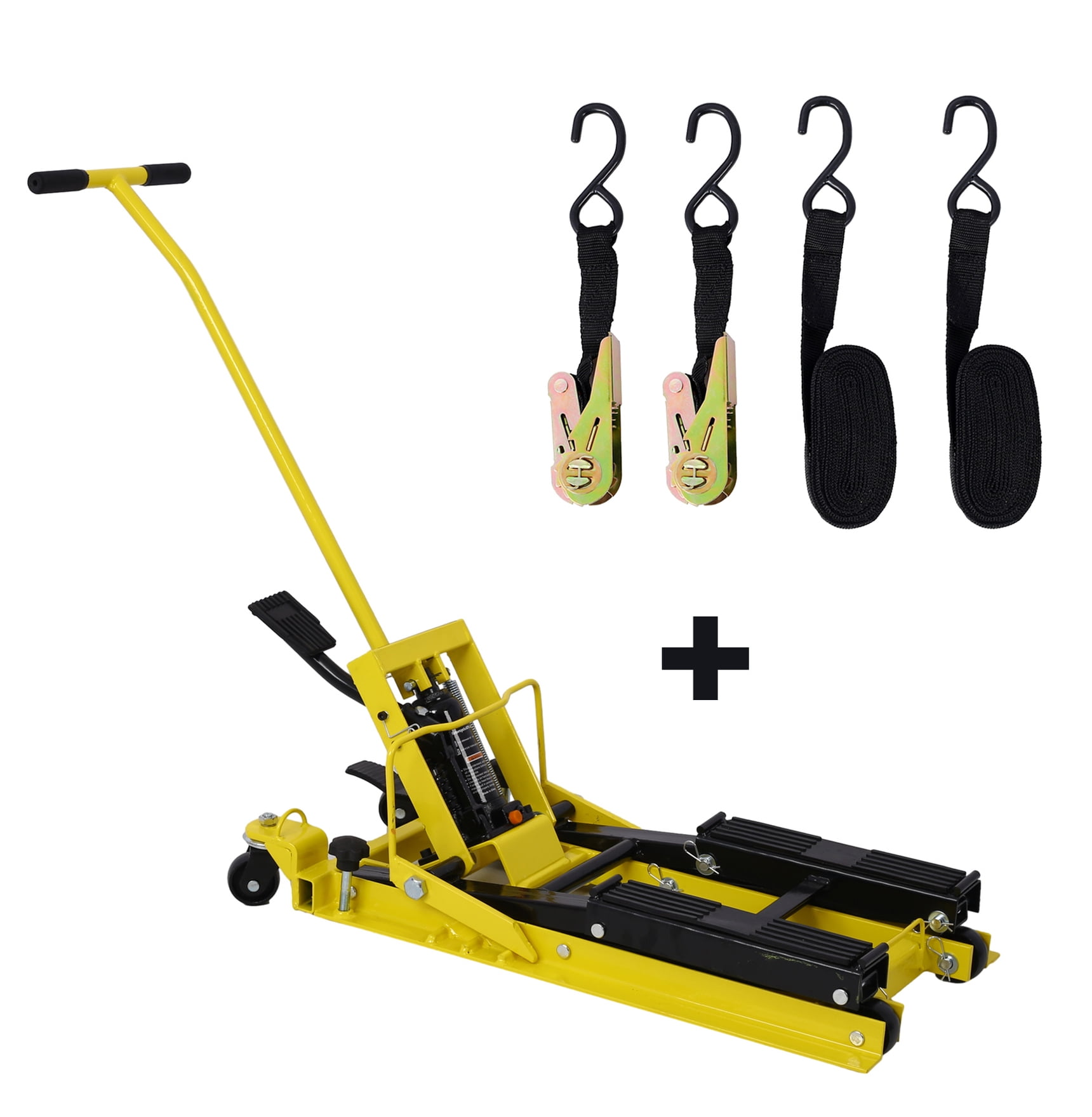 Motorcycle Lift Jack 1500 LBS, ATV Scissor Lift, Portable Hydraulic ...