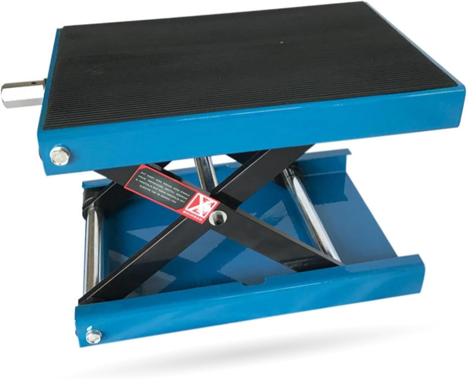 Motorcycle Lift Scissor Jack Center Stand 1100 LBS Capacity Wide Deck ...