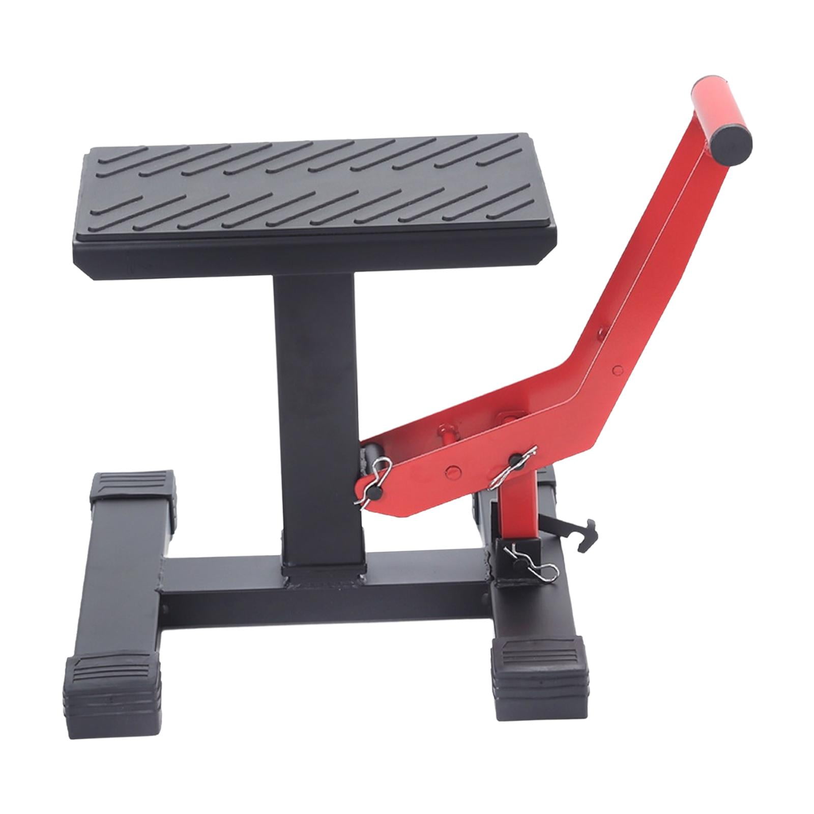 Motorcycle Lift Stand Center Jack Repair Stand Heavy Duty Iron Rubber ...
