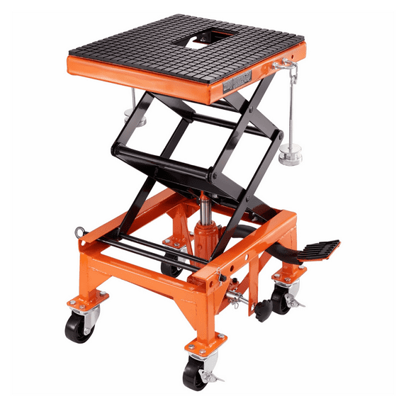 Motorcycle Lift Table, 350 LBS Hydraulic Jack - ATV Dirt Bike Scissor Lift - Walmart.com
