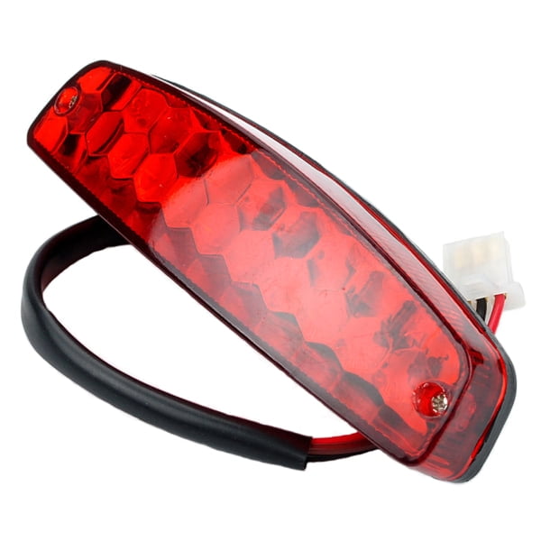 Motorcycle Light Stop Tail Light 12V Red Tail Light Brake Tail Light ...