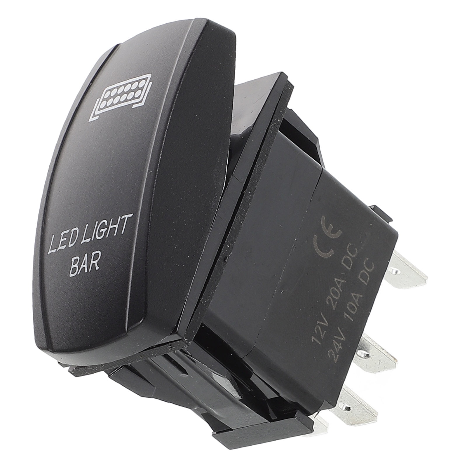 Motorcycle Light Switch Utv Rocker Air Car Aromatic Winch Black ...