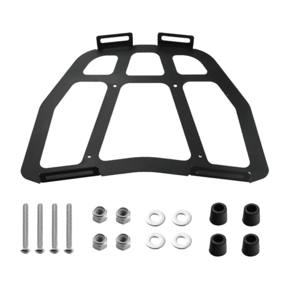 Motorcycle Luggage Rack Cargo Carrier Support Shelf Heavy Duty Steel ...