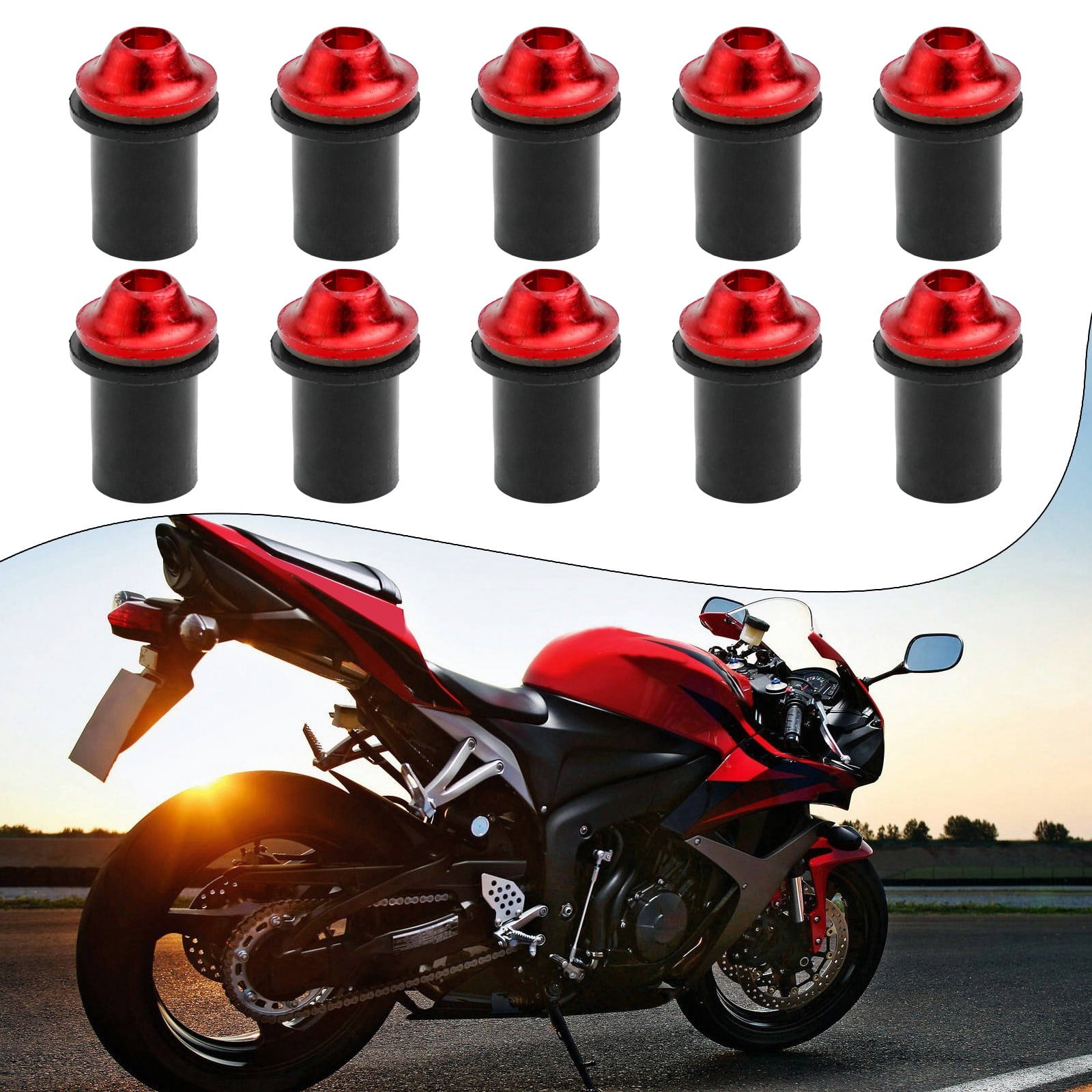 Motorcycle Maintenance M5x16mm Screws Set Fitment High-quality ...