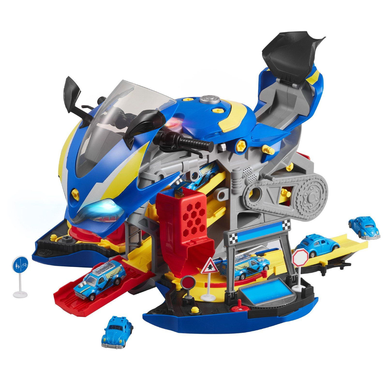 Motorcycle Mechanic Toy Set,25-Piece Kids Workshop with Lights,Sounds ...