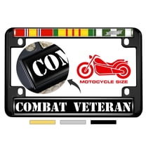 Motorcycle Domed Custom-Made Personalized Metal License Plate Frame ...