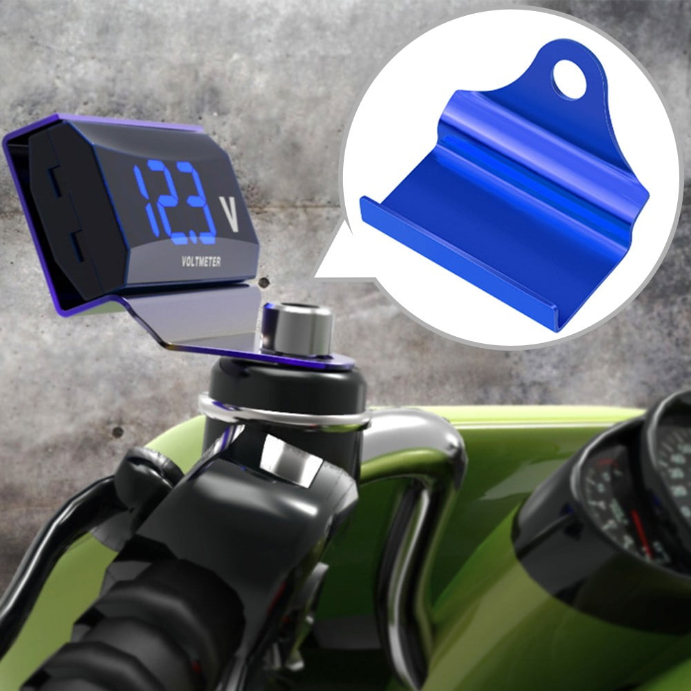 Motorcycle Meter Bracket CNC Aluminum Square Water Temperature ...