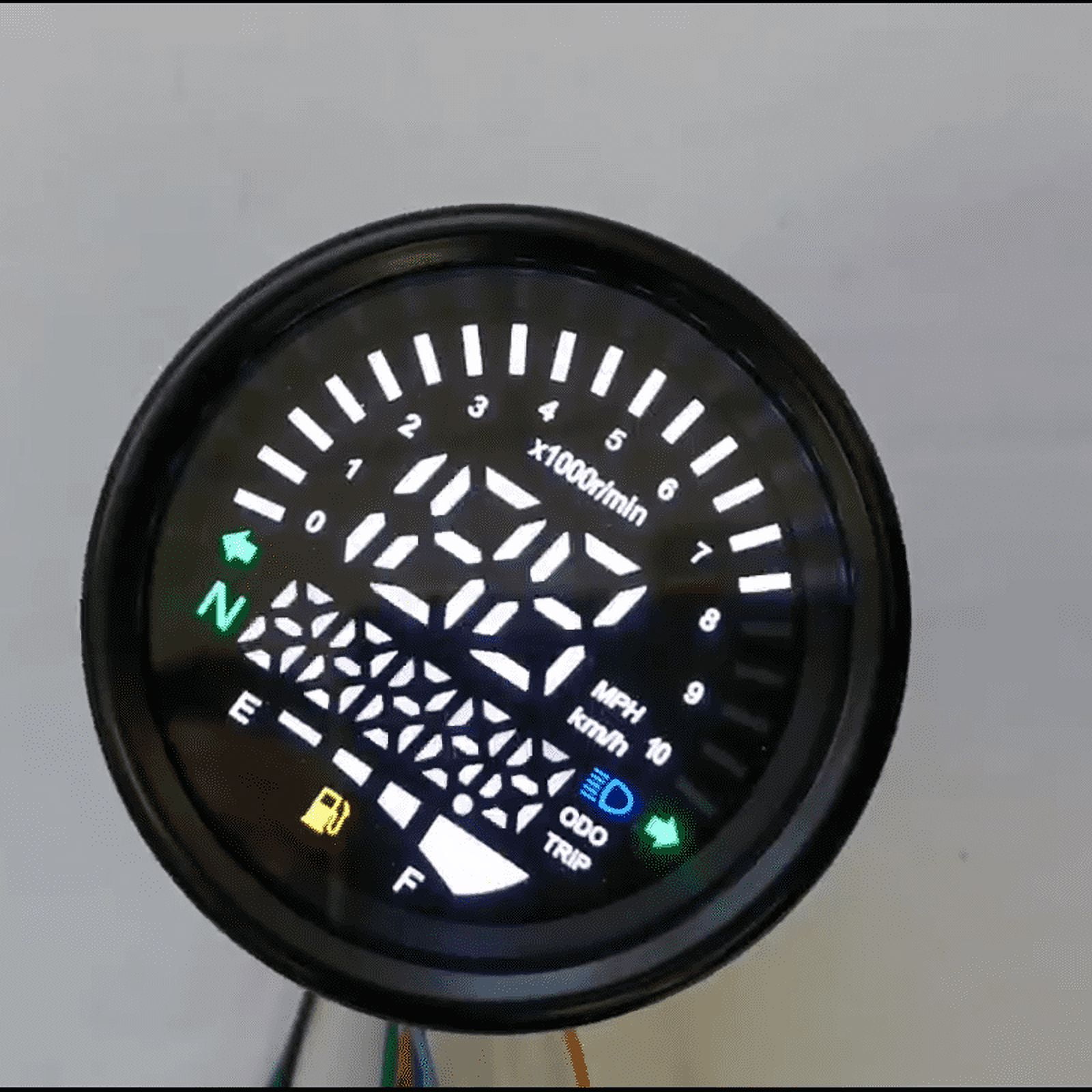 Motorcycle Meter Speedometer Digital Odometer 199KM/H For 4 Stroke 2/4 ...