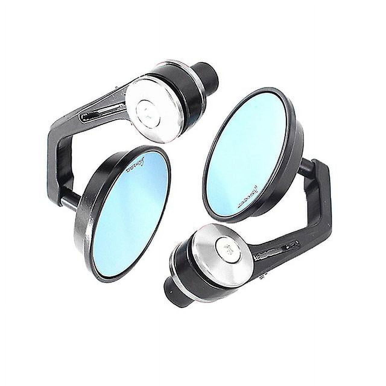 Motorcycle Mirror Aluminum Handle Bar End Rearview Side Mirrors ...
