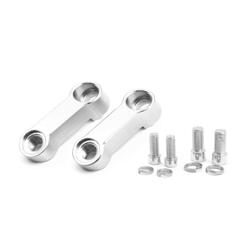 Motorcycle Mirror Riser Extender Adaptor Handlebar Mount Mirror Riser ...