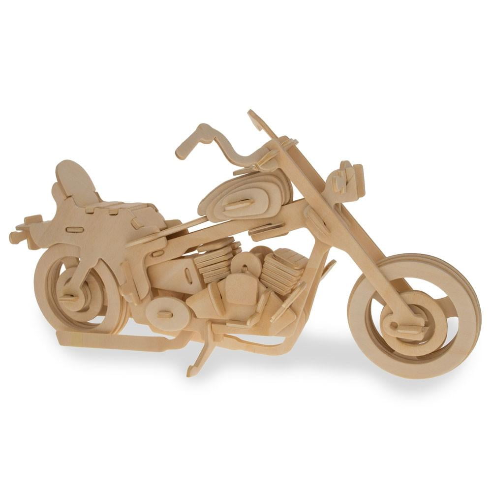 Motorcycle Model Kit Wooden 3D Puzzle - Walmart.com