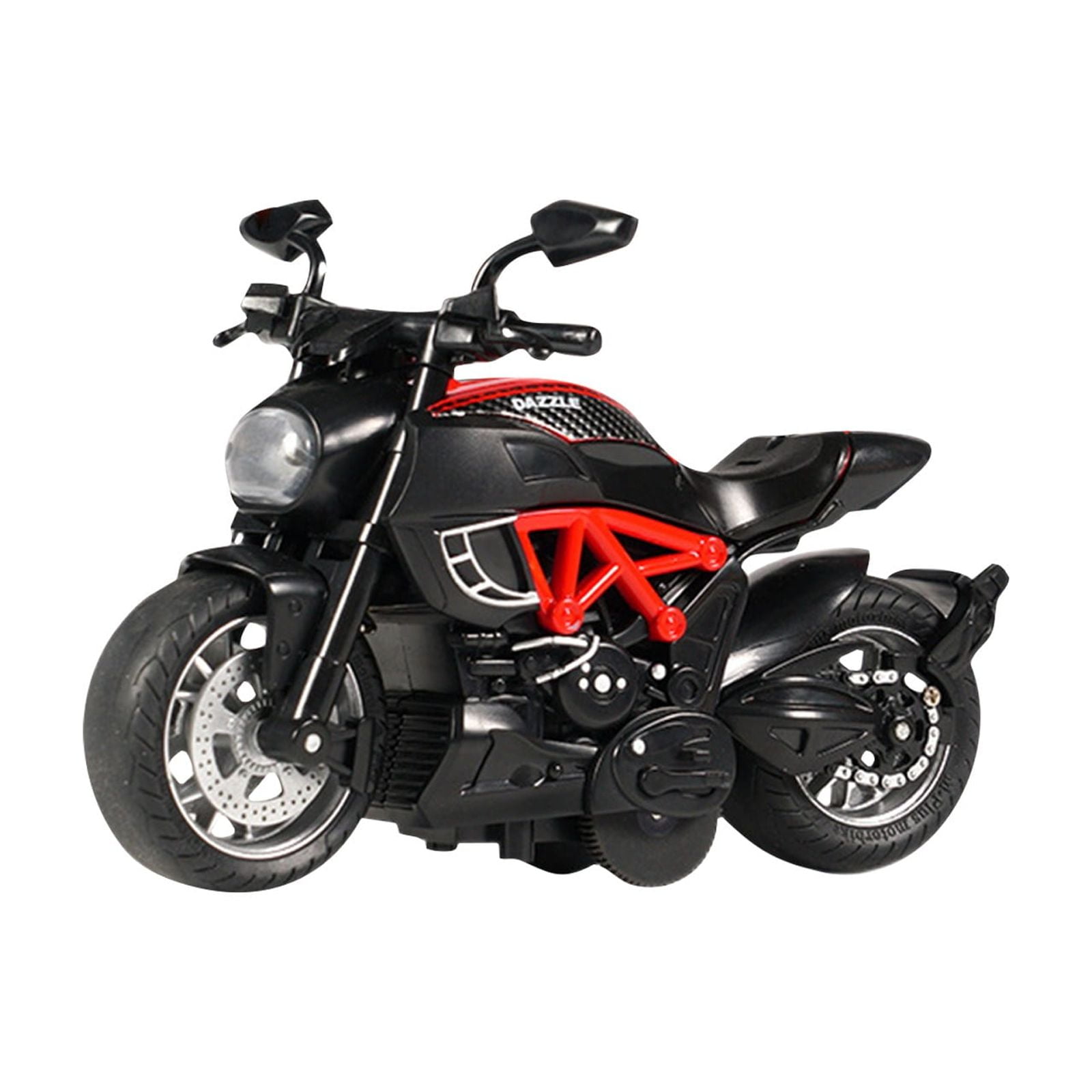 Motorcycle Model Ornaments Q Version Motorcycle Helmet Exquisite Alloy ...
