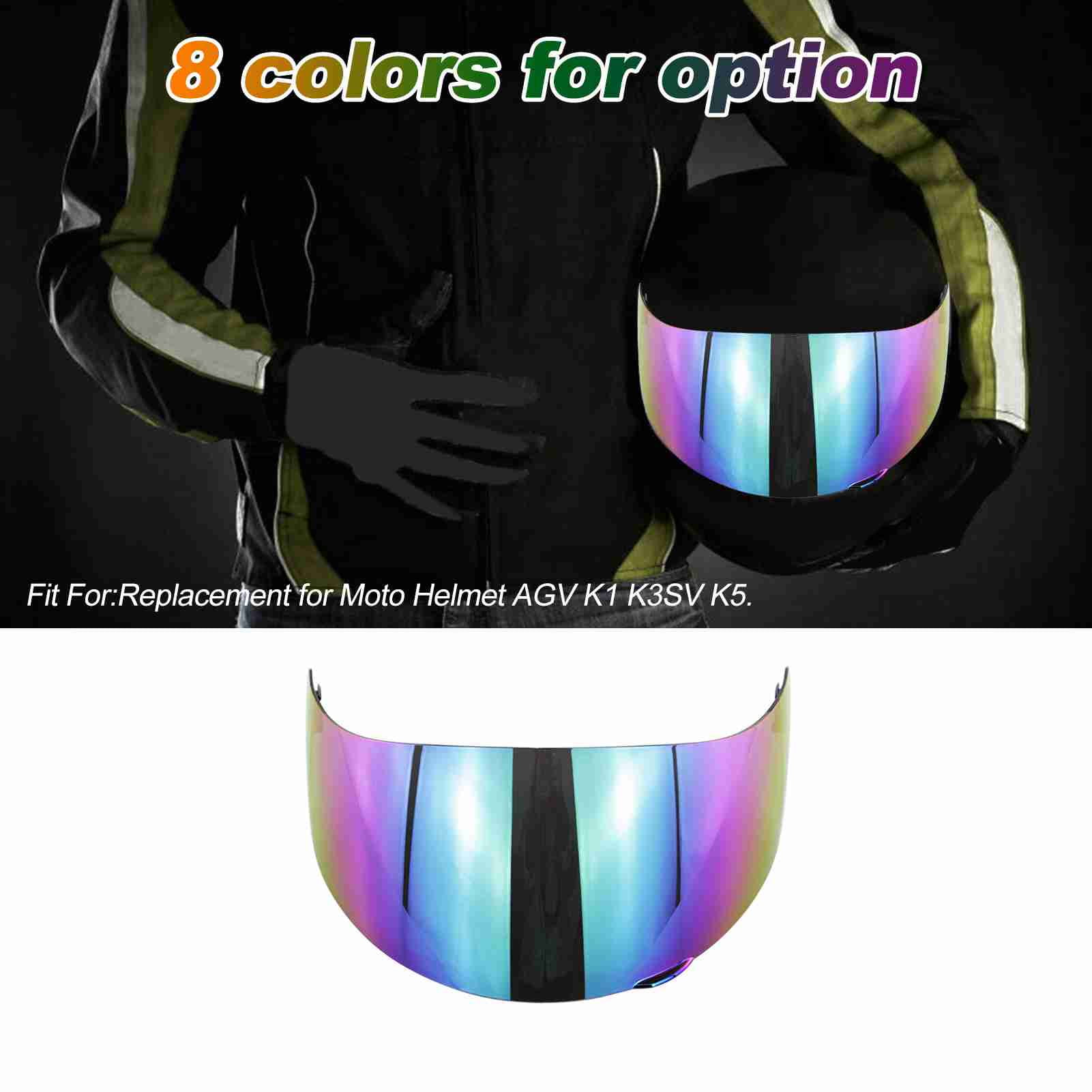Motorcycle Motorcycle Wind Helmet Lens Visor Replacement For AGV K1 ...