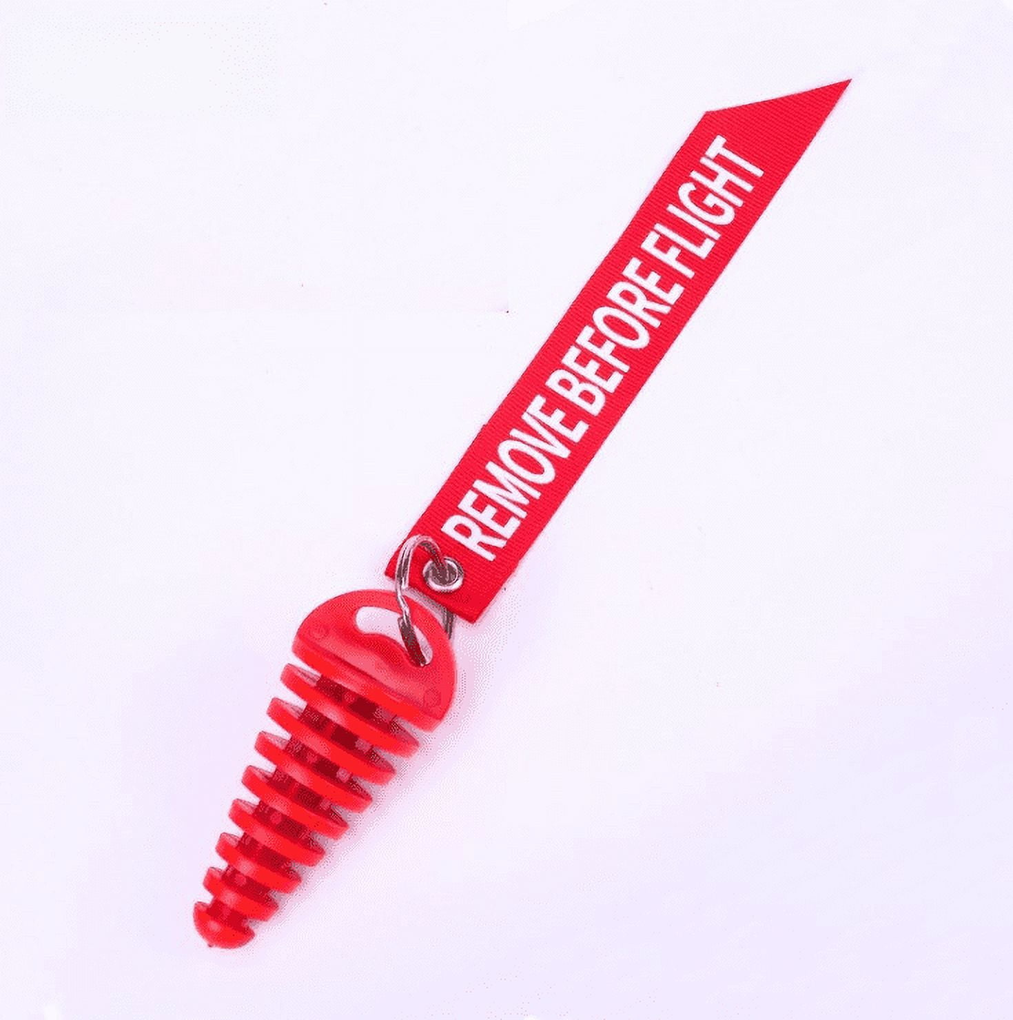 Motorcycle Muffler Exhaust Plug REMOVE BEFORE FLIGHT Ribbon Keychain ...
