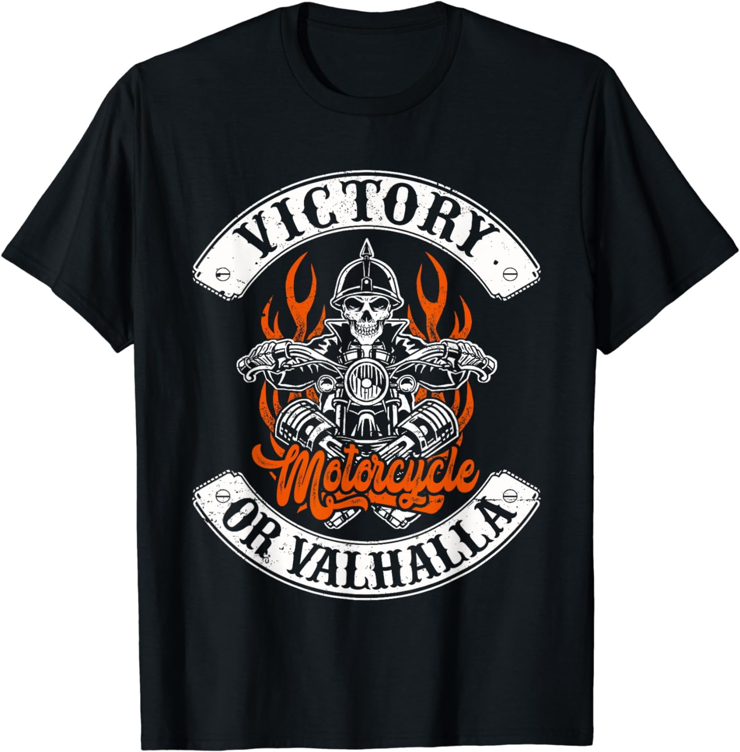 Motorcycle Norse Viking Victory Or Valhalla Men Dad T-Shirt - Walmart.com