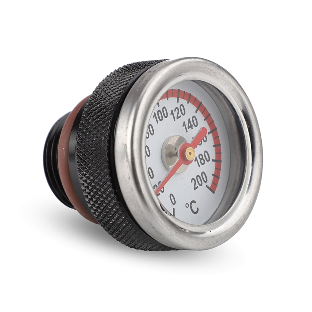 Motorcycle Oil Temperature Gauge, 0-200℃ Engine Oil Temperature Gauge ...
