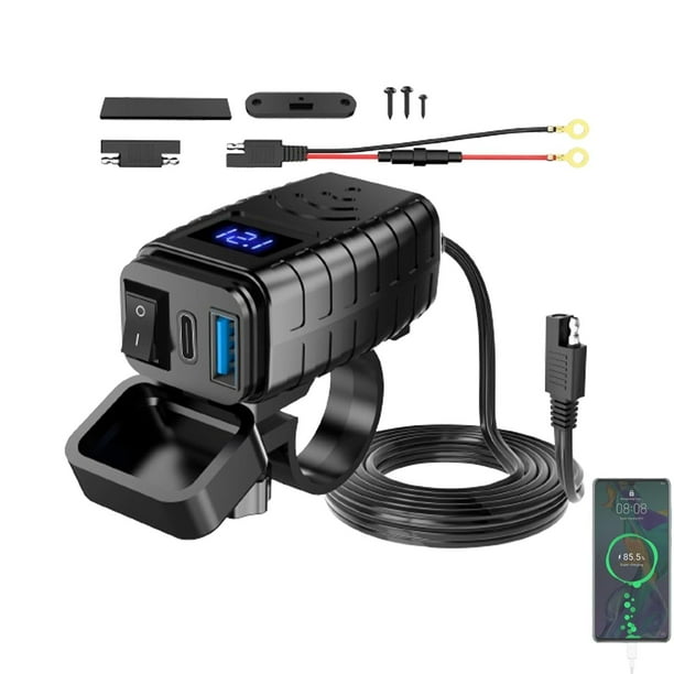 Motorcycle Phone Charger,Motorcycle Charger USB Port | USB Port, Quick ...