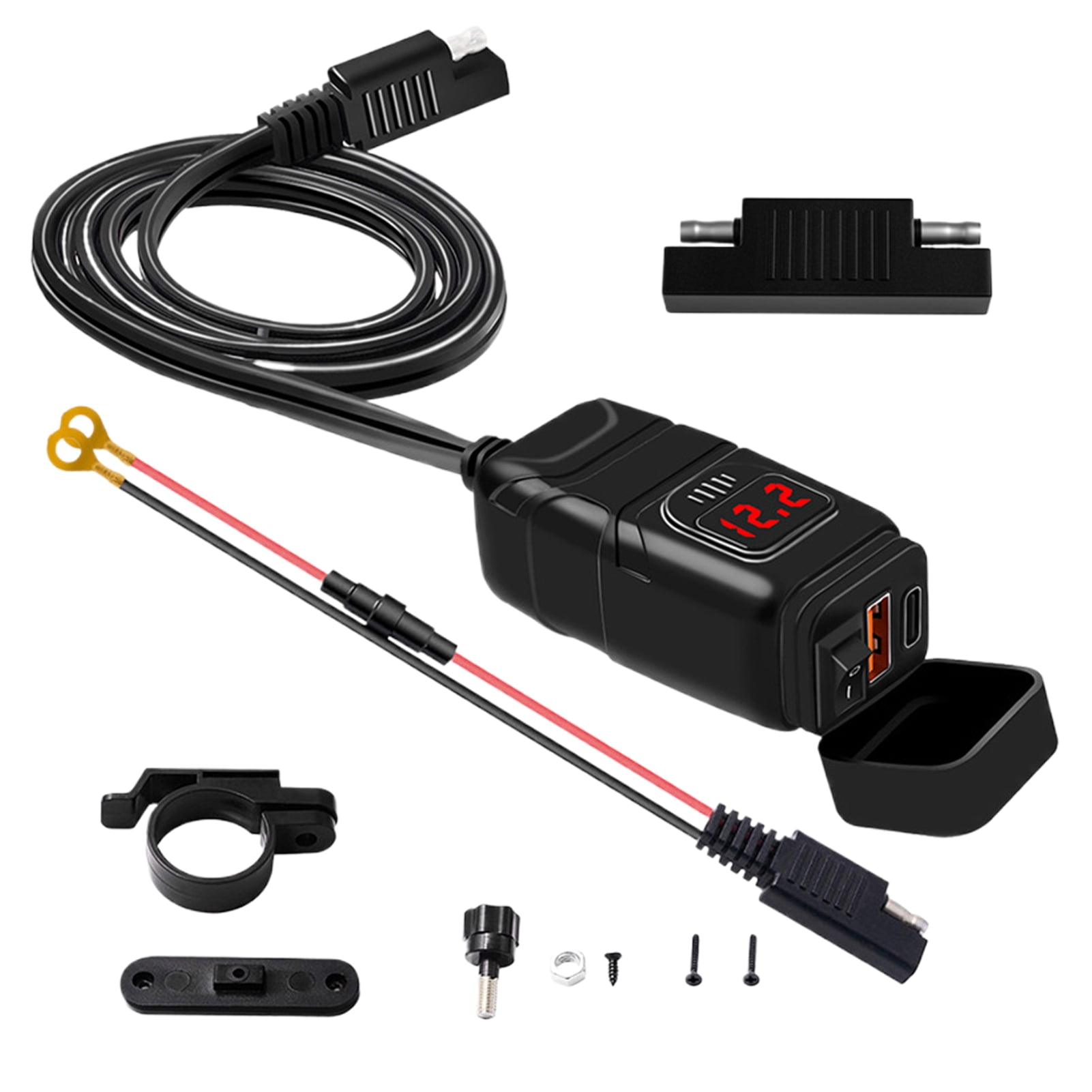 Motorcycle Phone Charger, SAE To USB Adapter Motor, Motorcycle USB ...