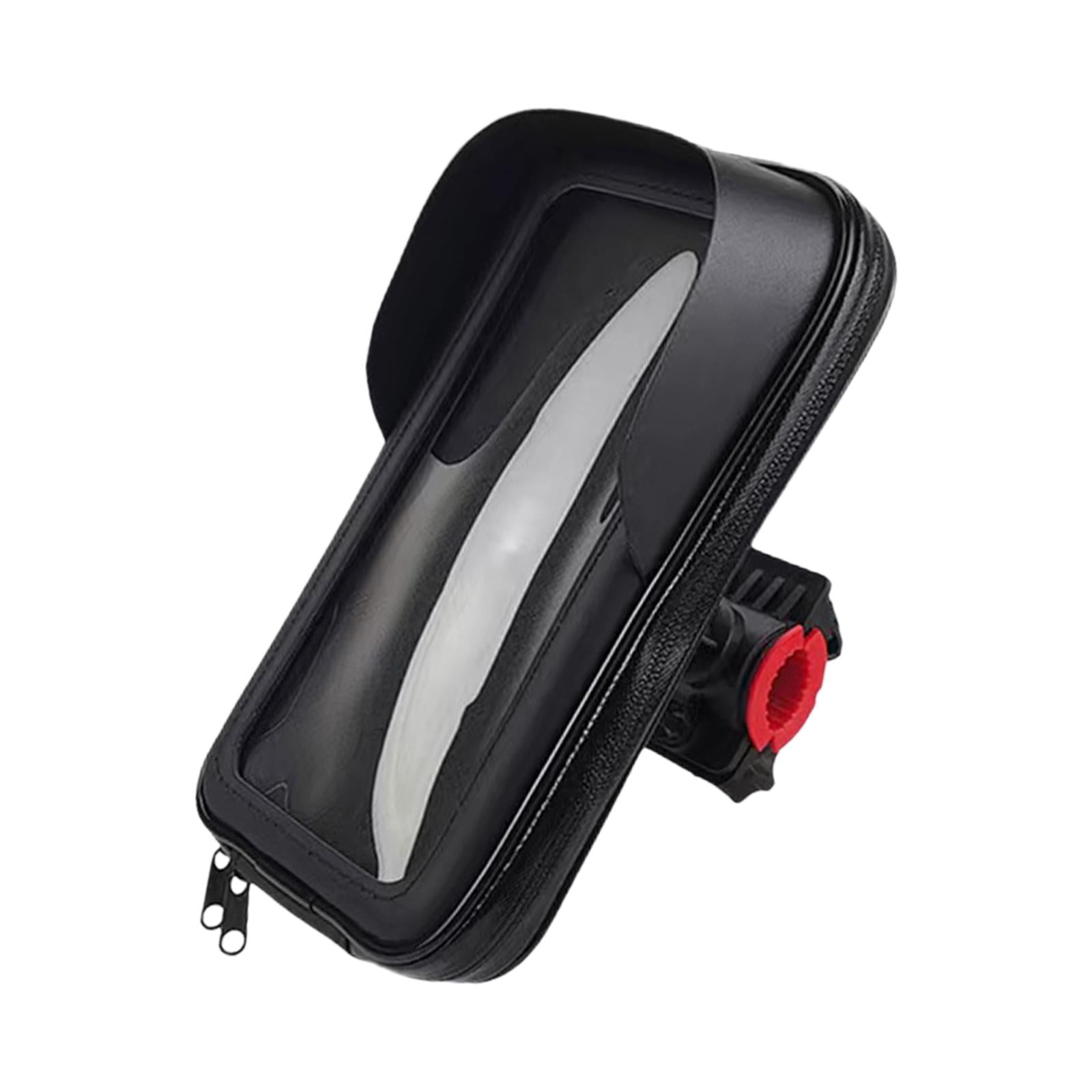 Motorcycle Phone Holder Waterproof Pouch Bag 360 Rotatable Universal ...