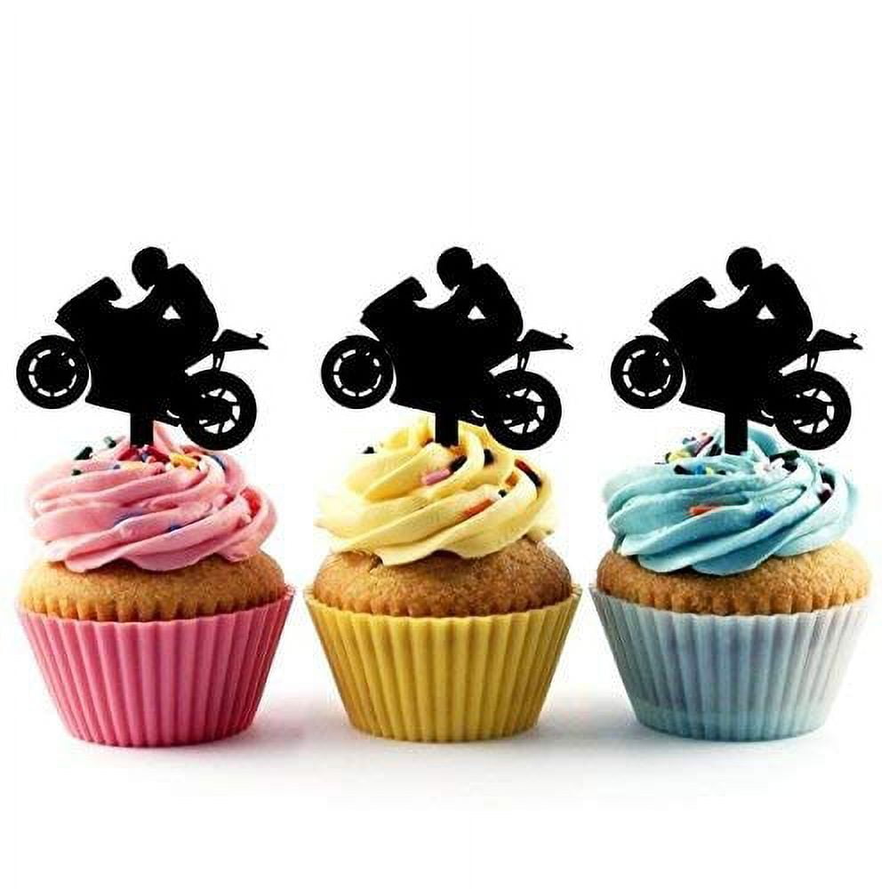 Dirt Bike Cupcake Toppers