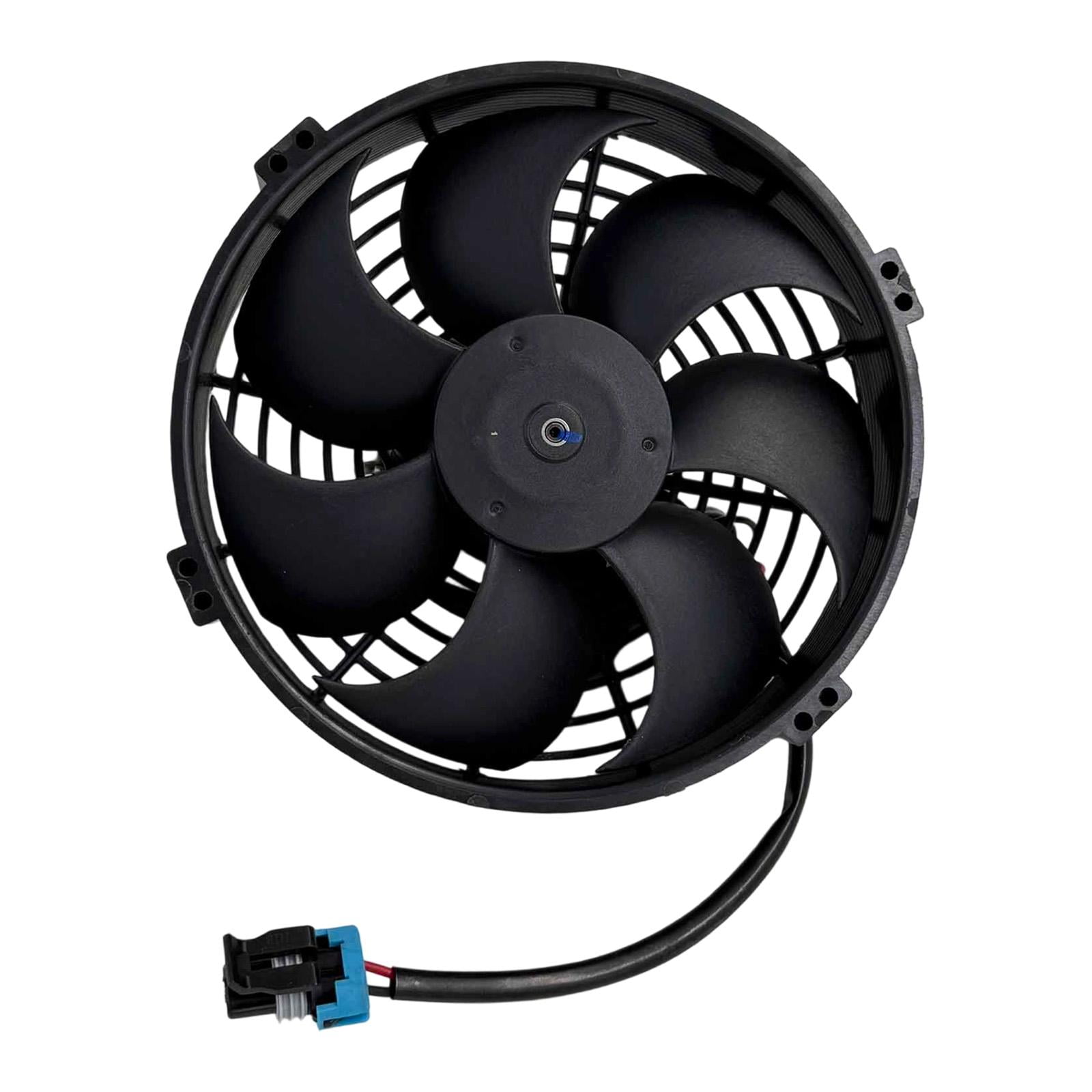 Motorcycle Radiator Fan Electric Cooling Fan Motor 12V Efficient ...