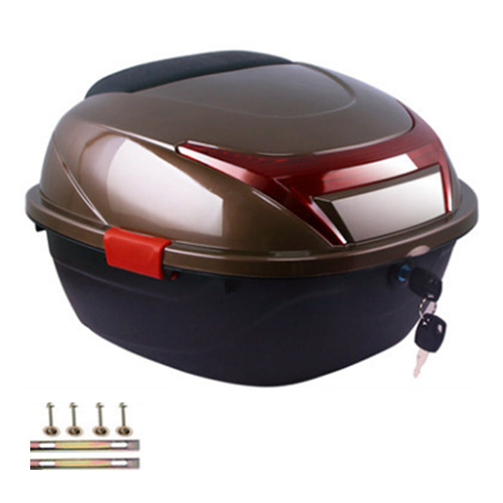 Motorcycle Rear Box Helmet Luggage Storage Top Case Large Capacity ...