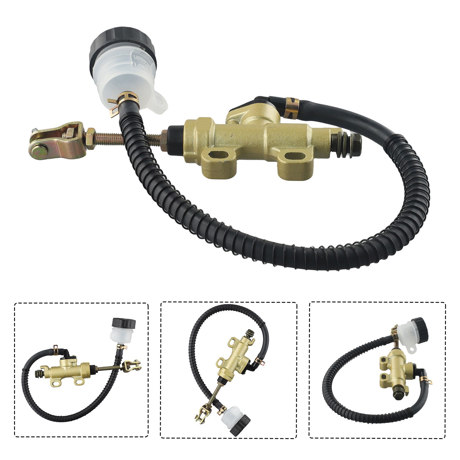 Motorcycle Rear Brake Pump Foot Hydraulic Refit Rear Brake Master ...
