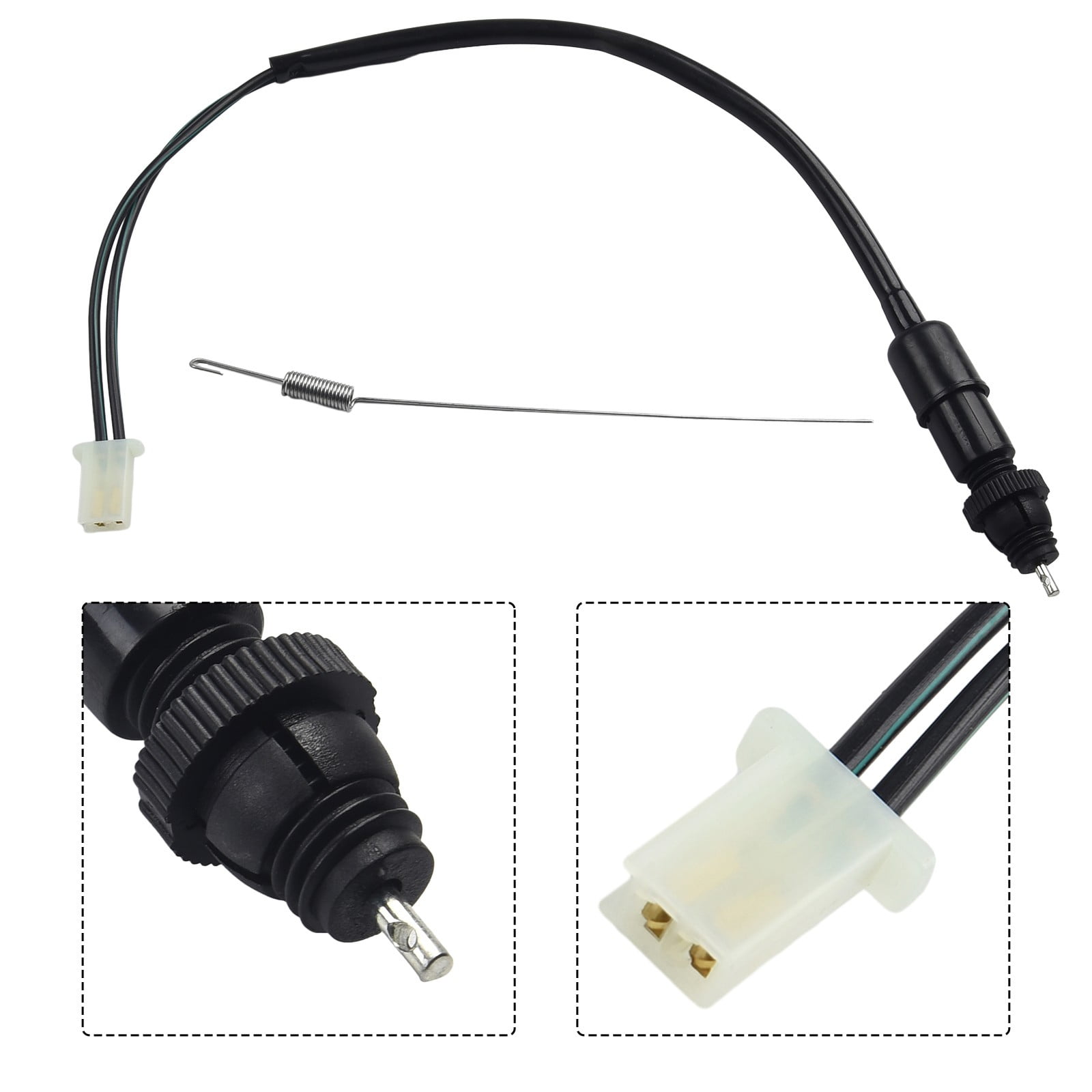 Motorcycle Rear Brake Stop Light Switch W/ Spring for Honda Atv ...