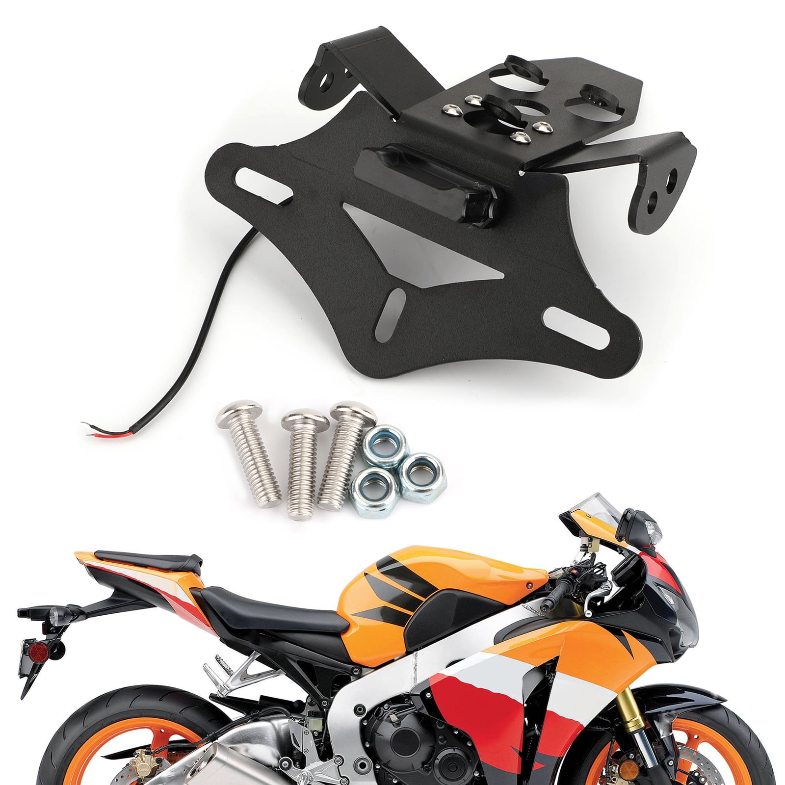 Motorcycle Rear License Plate Holder Bracket For Honda CBR1000RR 2008 ...