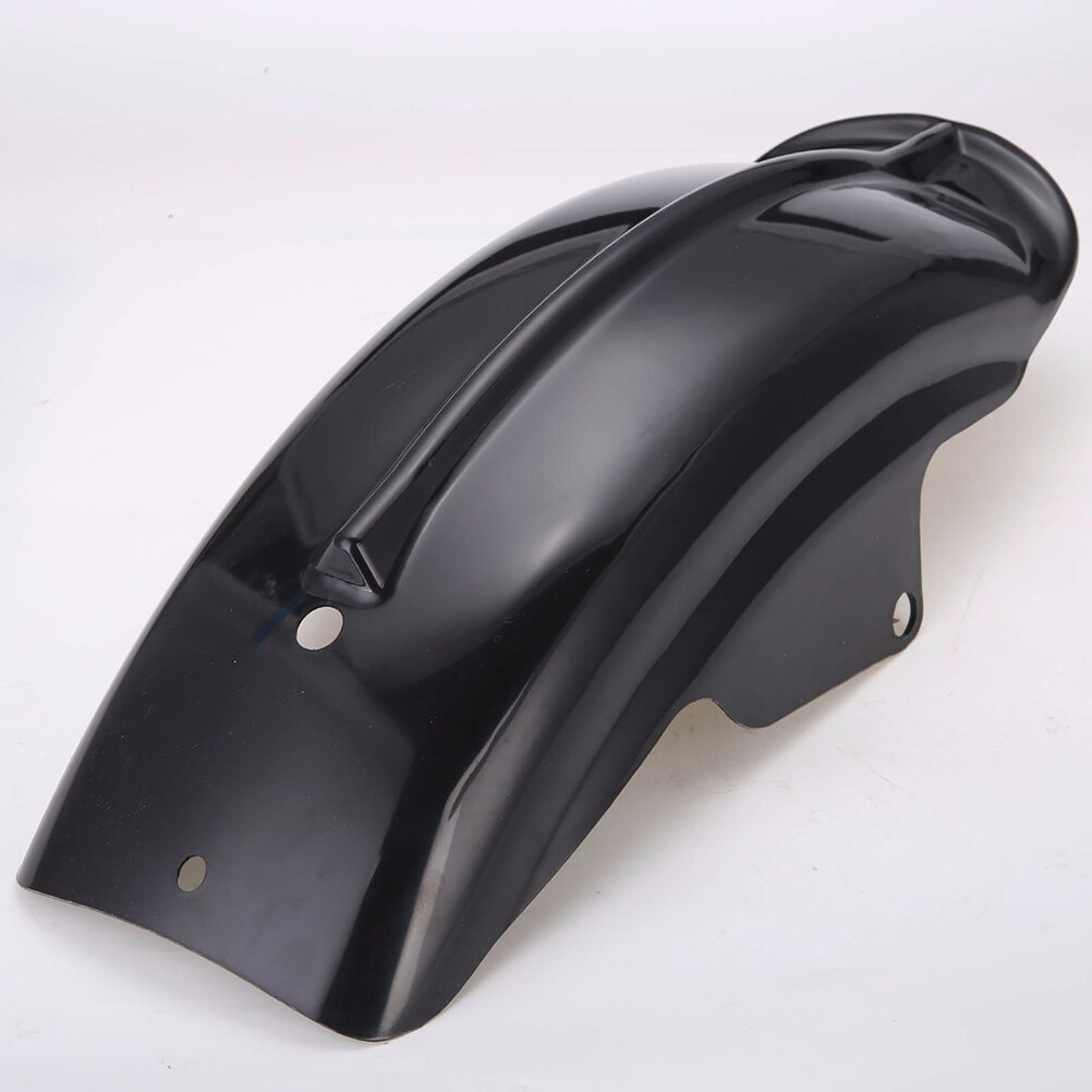 Motorcycle Rear Mudguard for Models Protection Use Black Plastic Fits ...