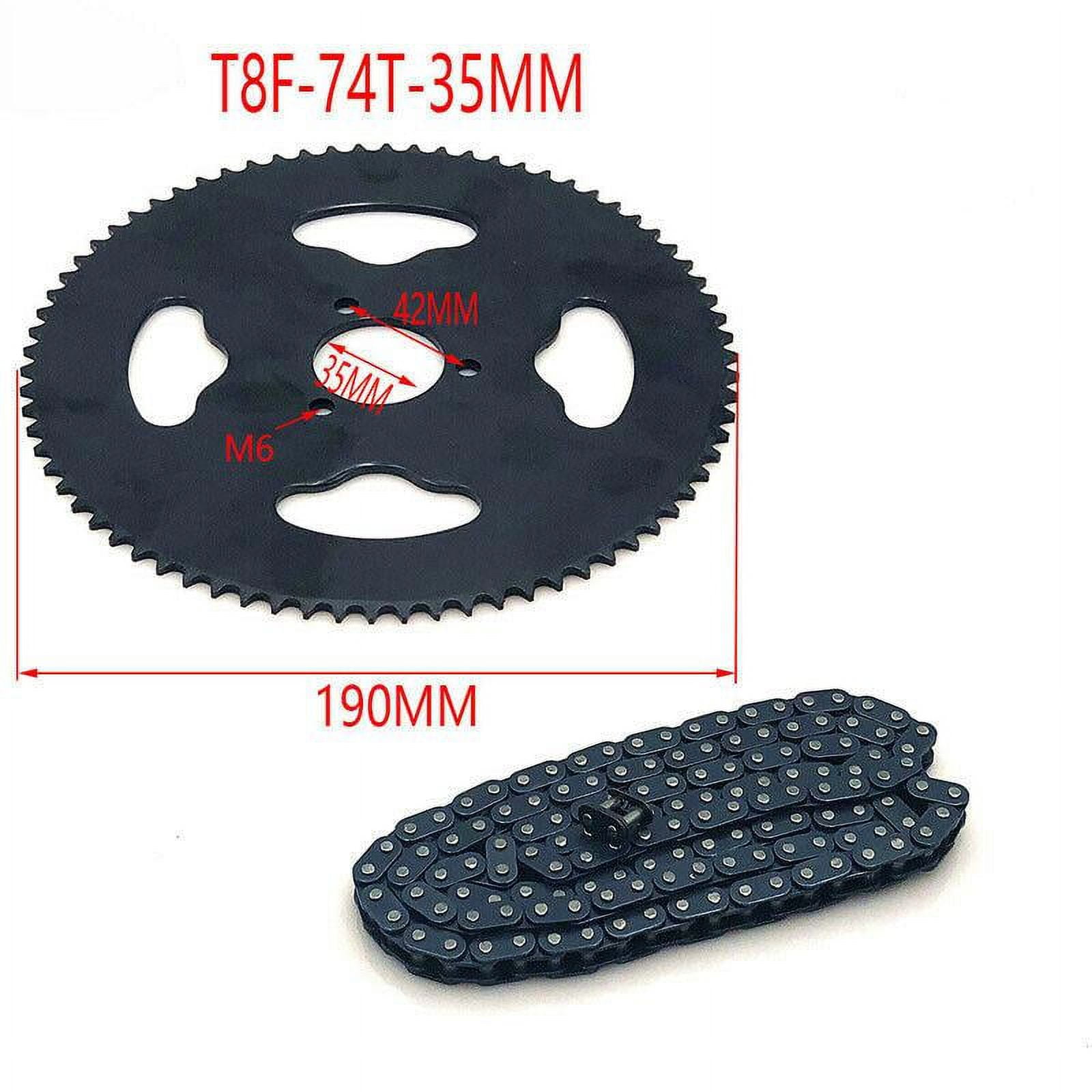 Motorcycle Rear Sprocket T8F 74T 35MM Rear Sprocket Moto Parts for 47cc ...