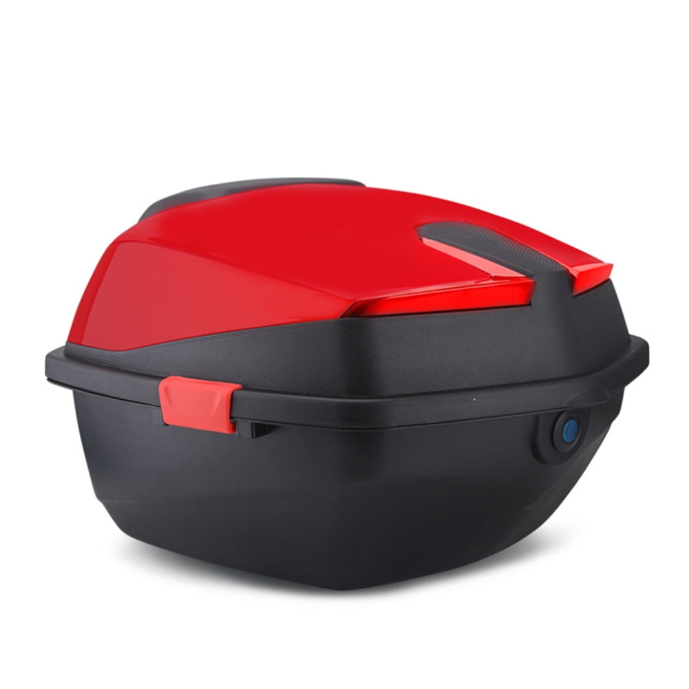 Motorcycle Rear Top Box, Waterproof Motorcycle Scooter Tail Box Trunk ...