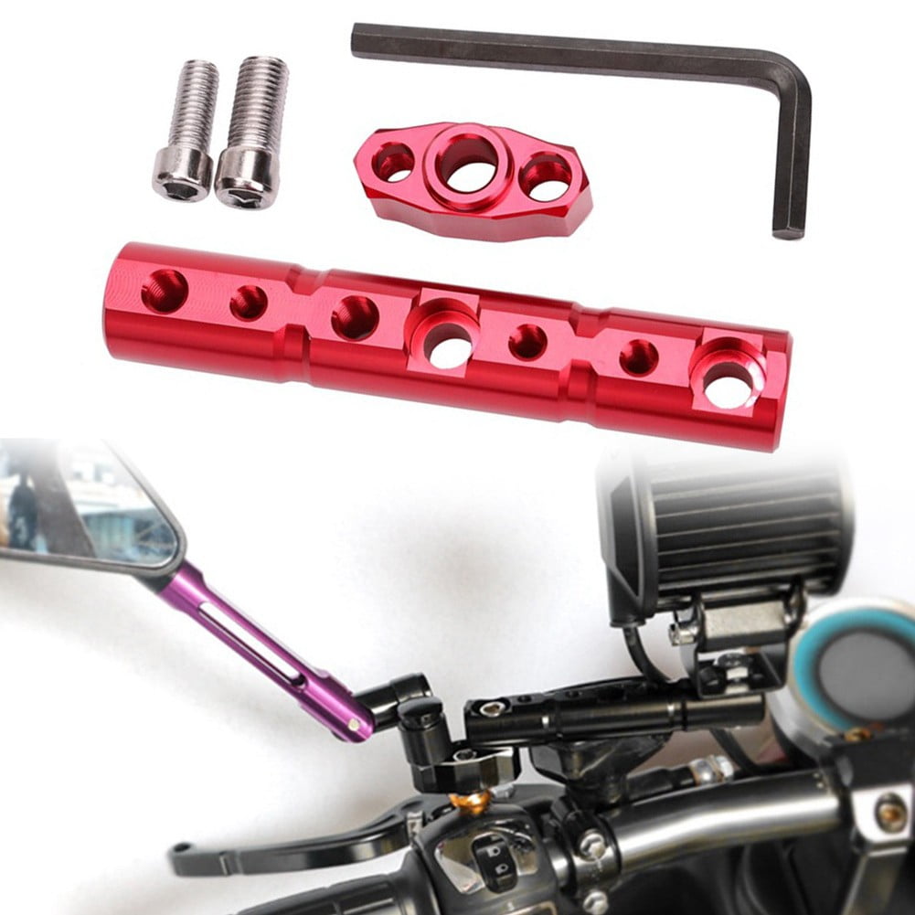 Motorcycle Rear View Mirror Extension Holder Spotlight Extension ...