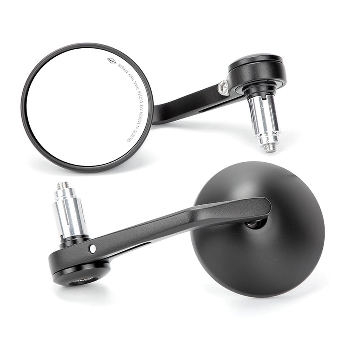 Motorcycle Rear View Mirrors Universal Fit, 360° Adjustable Bar End ...