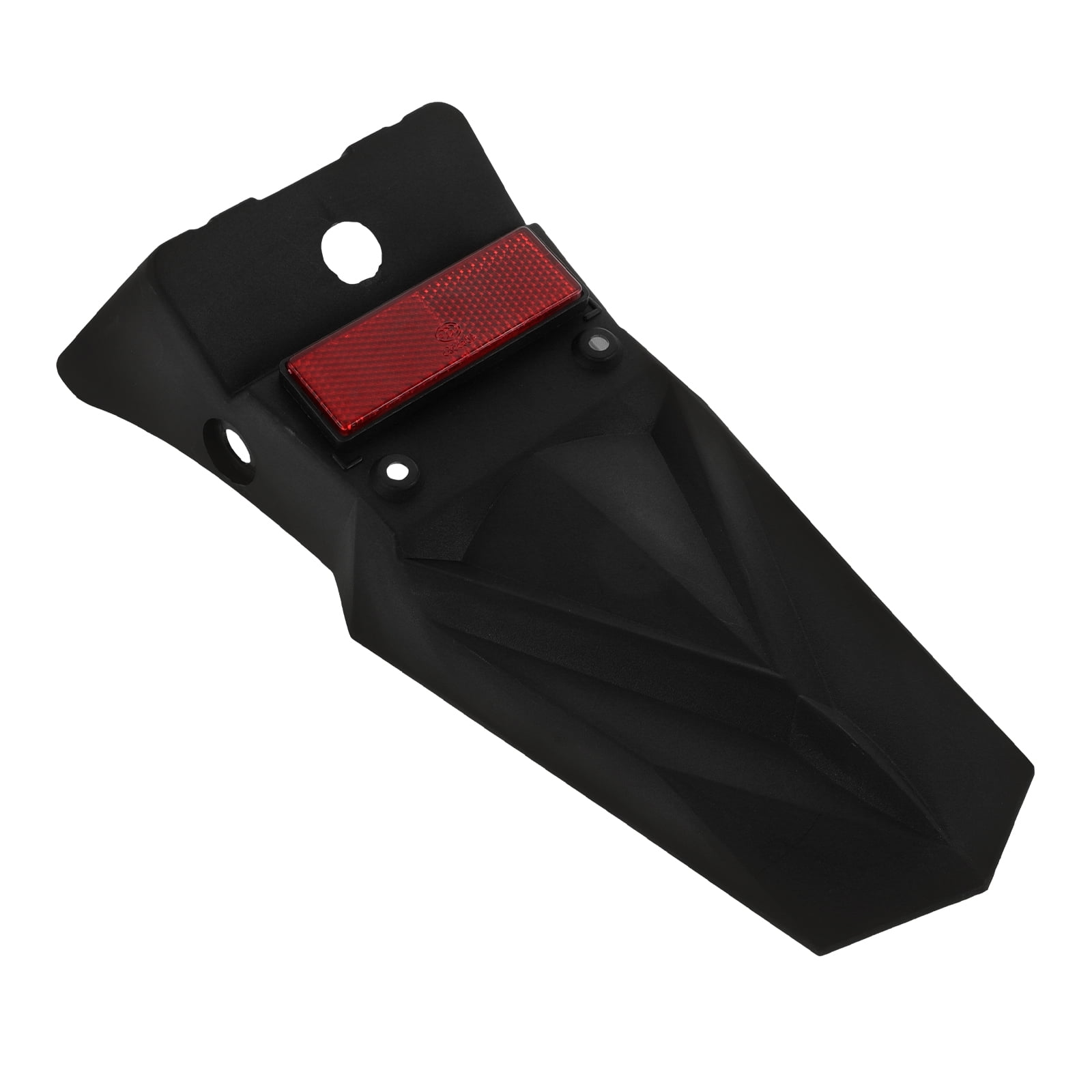 Motorcycle Rear Wheel Mudguard and Reflector Kit Black Splash Guard for ...
