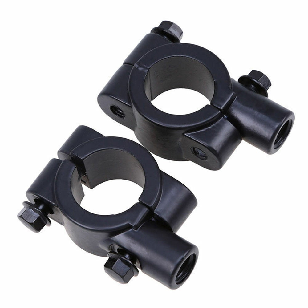 Motorcycle Rearview Handle Bar Mirror Mount Holder Clamp Adaptor M10 ...